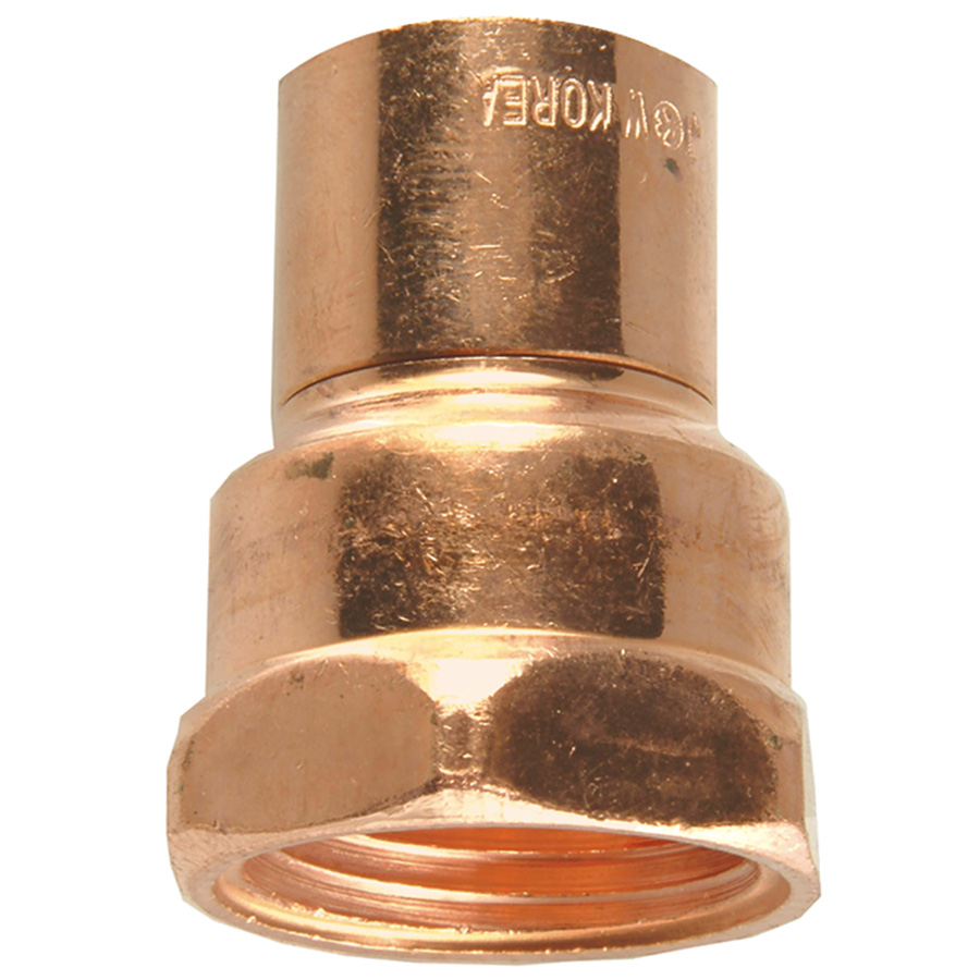 LPS Sourcing Copper Female Adapter 1/2" I.D. Sweat x 1/2" FIP - 180615 ...
