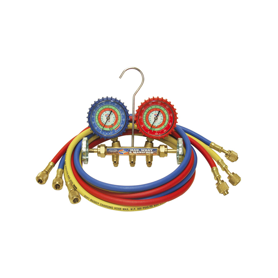 Uniweld Manifold Set with 3Ft Hoses For R-22, QAL3SM - 192270 | Lowe's ...