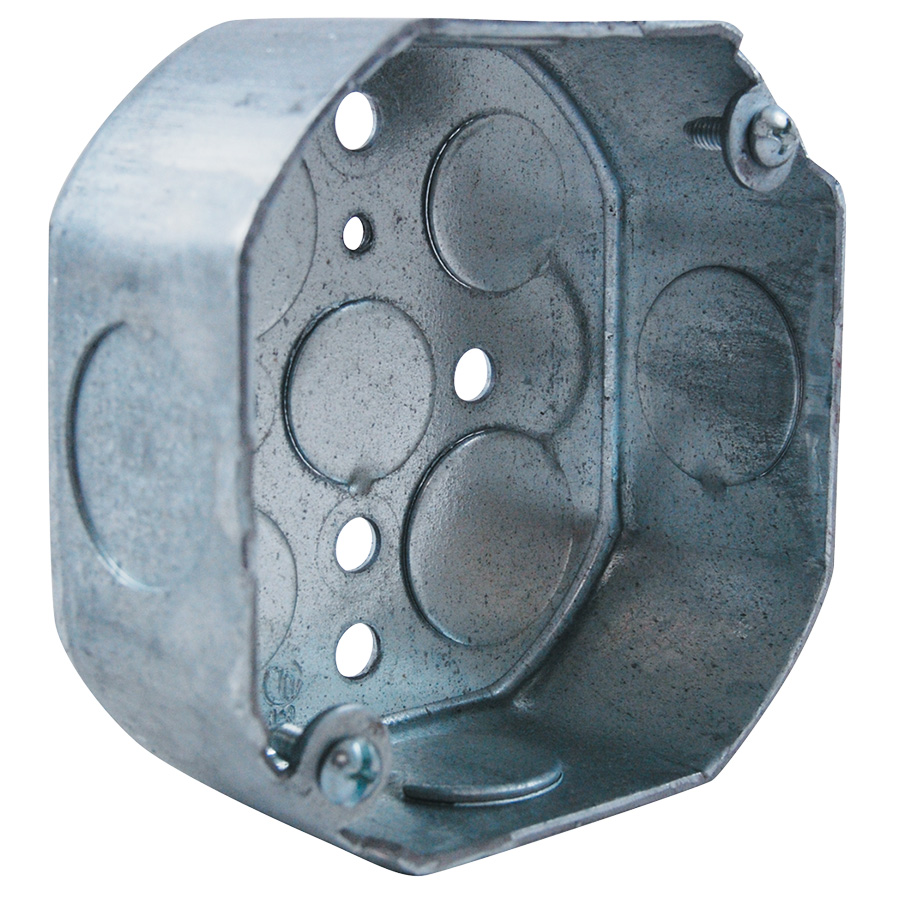 Thomas & Betts Octagon Metal Box Octagonal Metal Box - 352140 | Lowe's ...