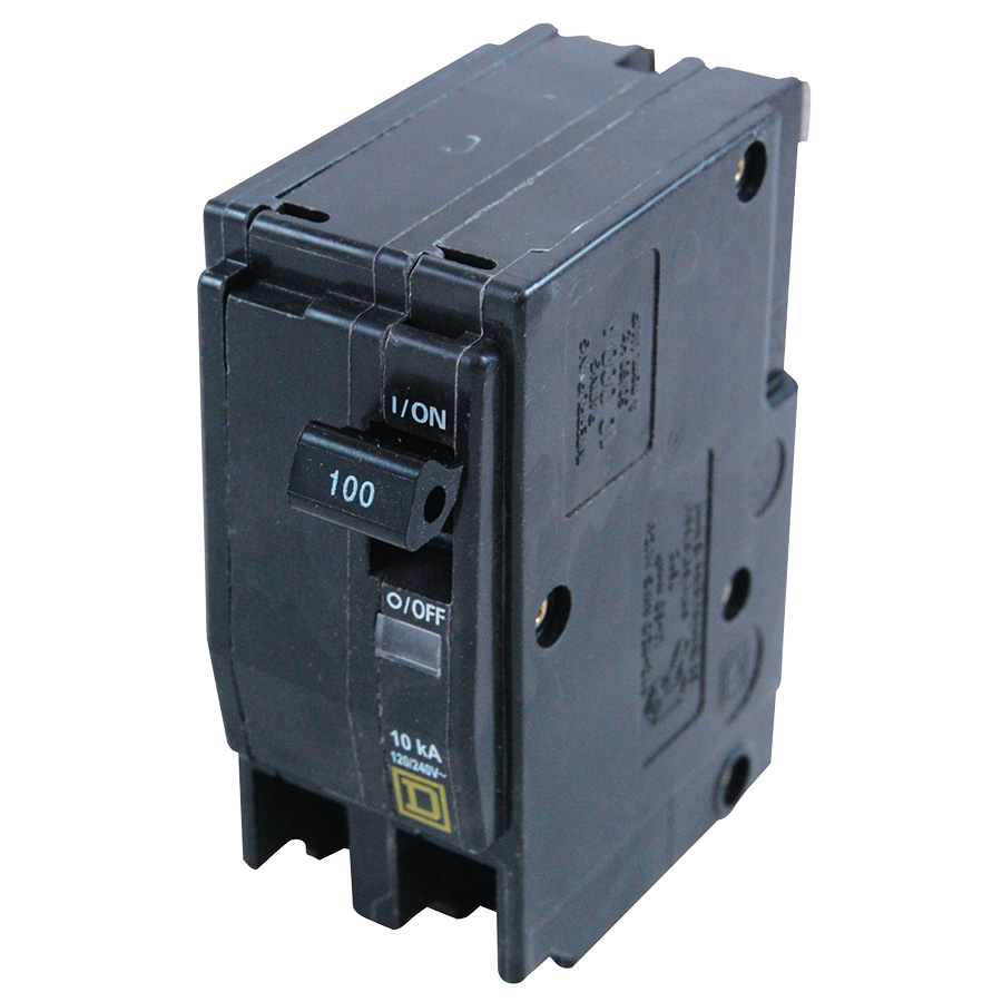 Square D Style Main Breaker 100 Amp Double Pole - 370600 | Lowe's Pro ...