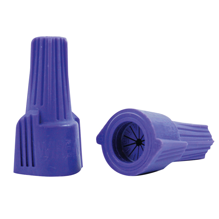 Ideal Industrials Twister CO/ALR Wing Nut 10-18 AWG -Blue - 375158 ...
