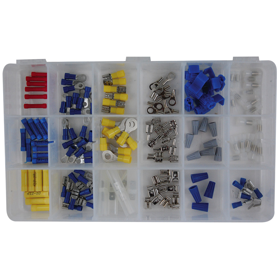 LPS Sourcing Insulated Wire Terminal Kit 152 Pcs - 375450 | Lowe's Pro ...