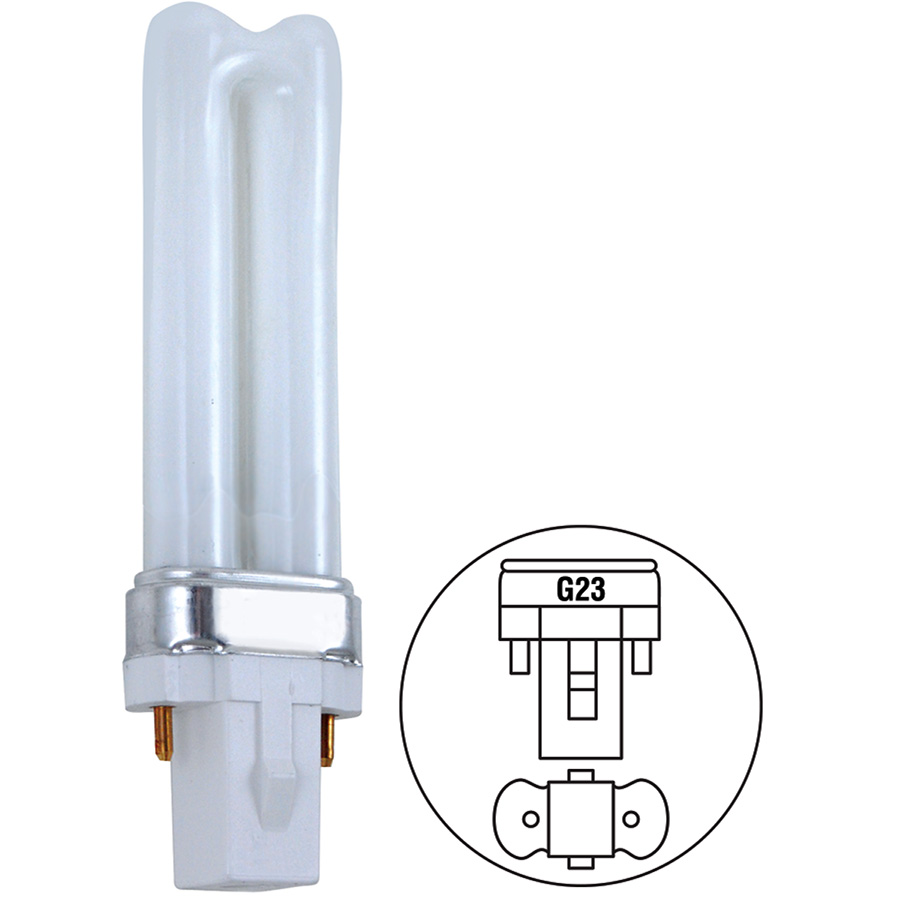 Philips Lighting 7W Twin CFL Bulb G23 Base 4100K - 410107 | Lowe's Pro ...