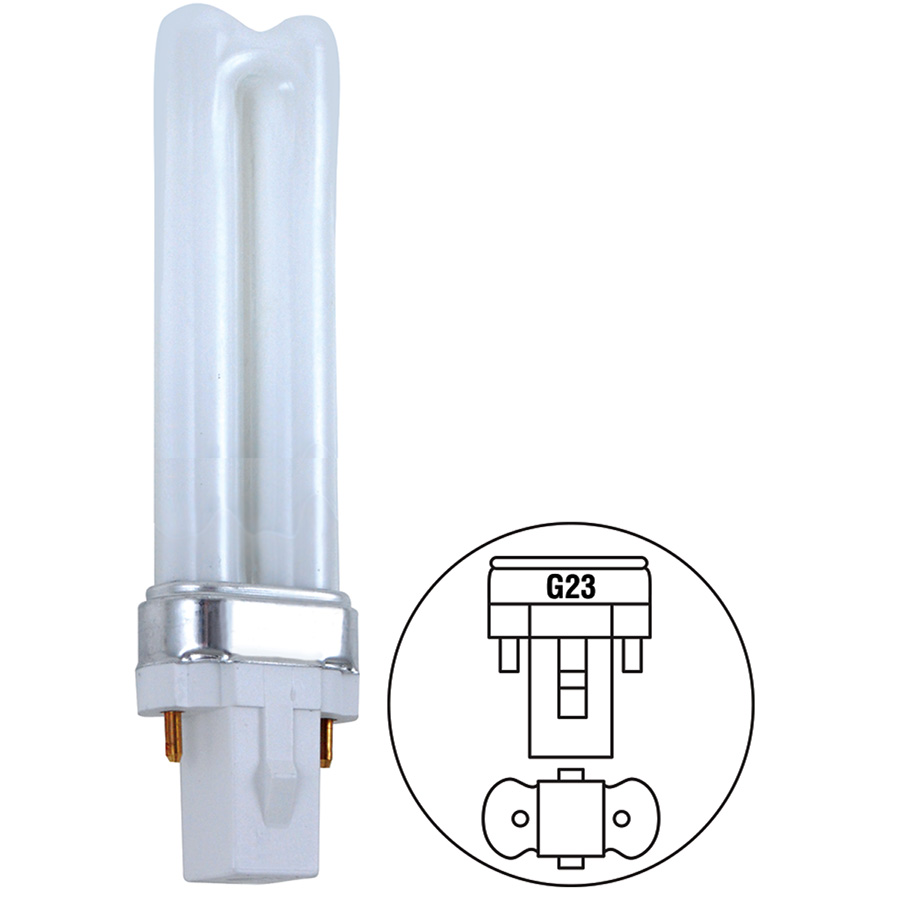 Philips Lighting 9W Twin CFL Bulb G23 Base 4100K - 410109 | Lowe's Pro ...