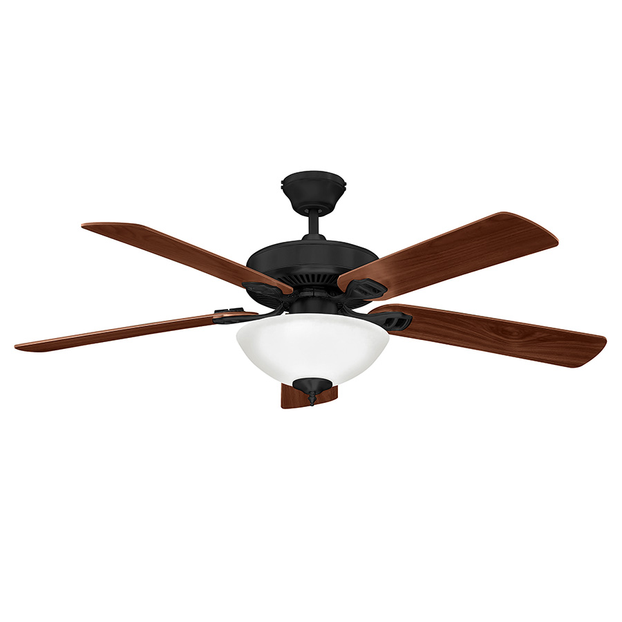 52-in 5-blade Quick Connect Fan with LED Kit Matte Black