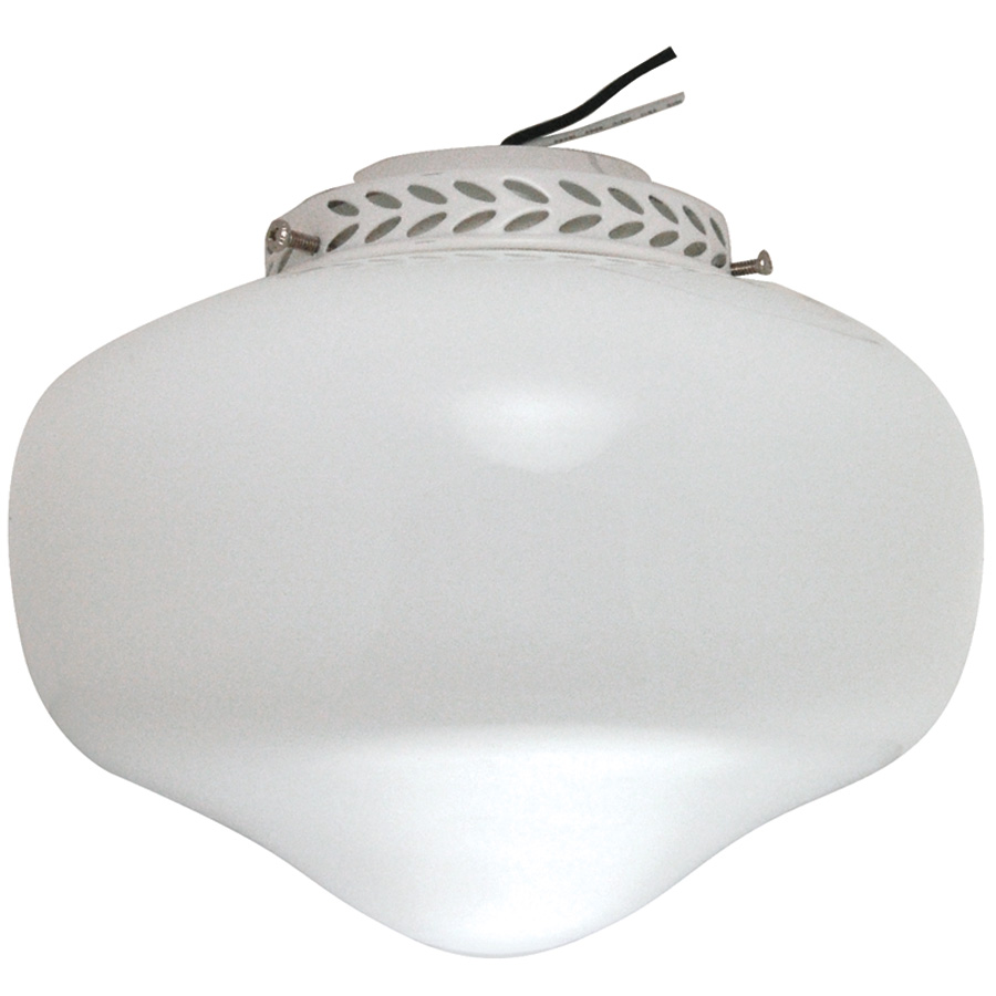 Classic Lamp Parts LED Schoolhouse Light Kit White - 421316 | Lowe's ...