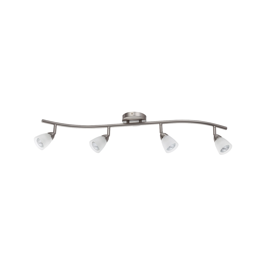 Bright Satin Nickel Wave Track Light 34" 4-Light - 427221 | Lowe's Pro ...
