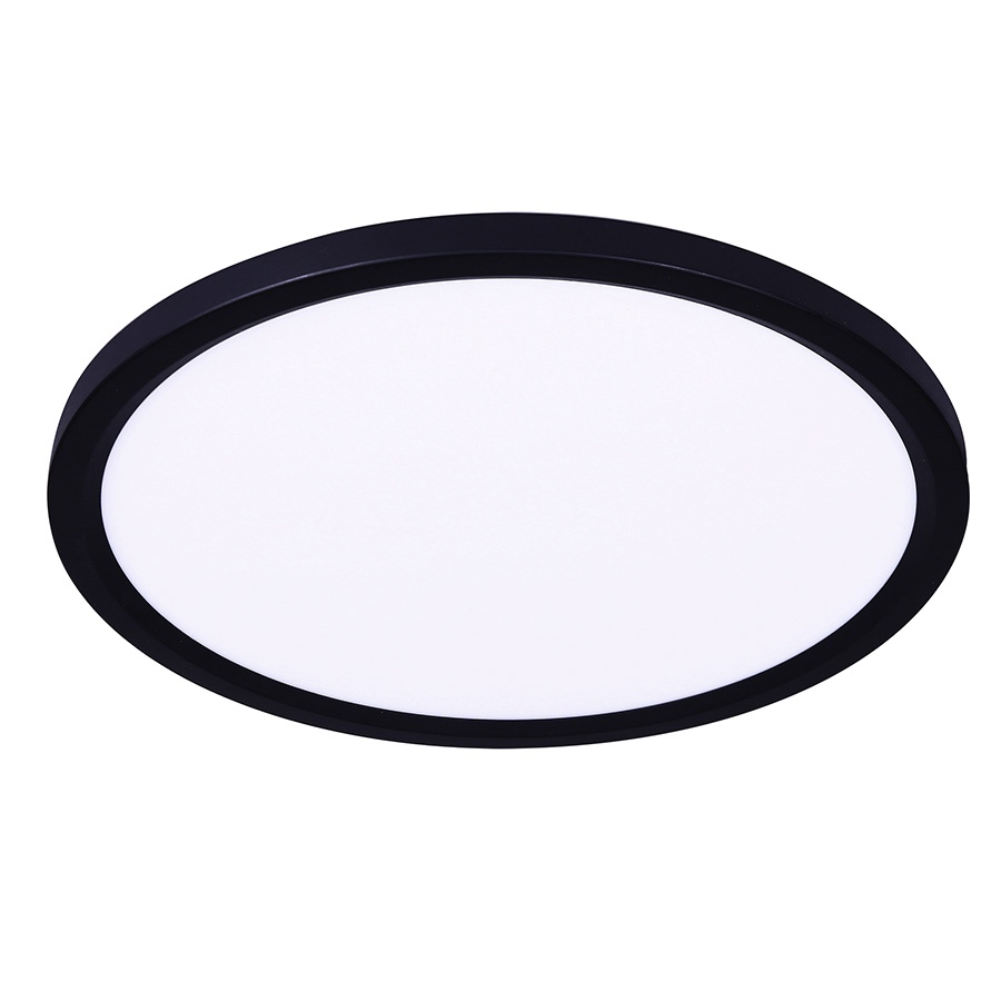 Feit Electric Matte Black 1 x 41 Ft. Flat Panel LED Light Fixture with ...