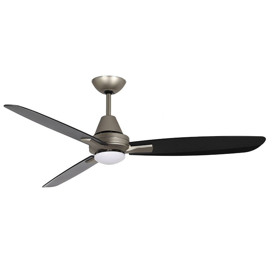 Classic Lamp Parts SPECTRA 3 - 3 Blade 52" Satin Nickel LED Ceiling Fan ...