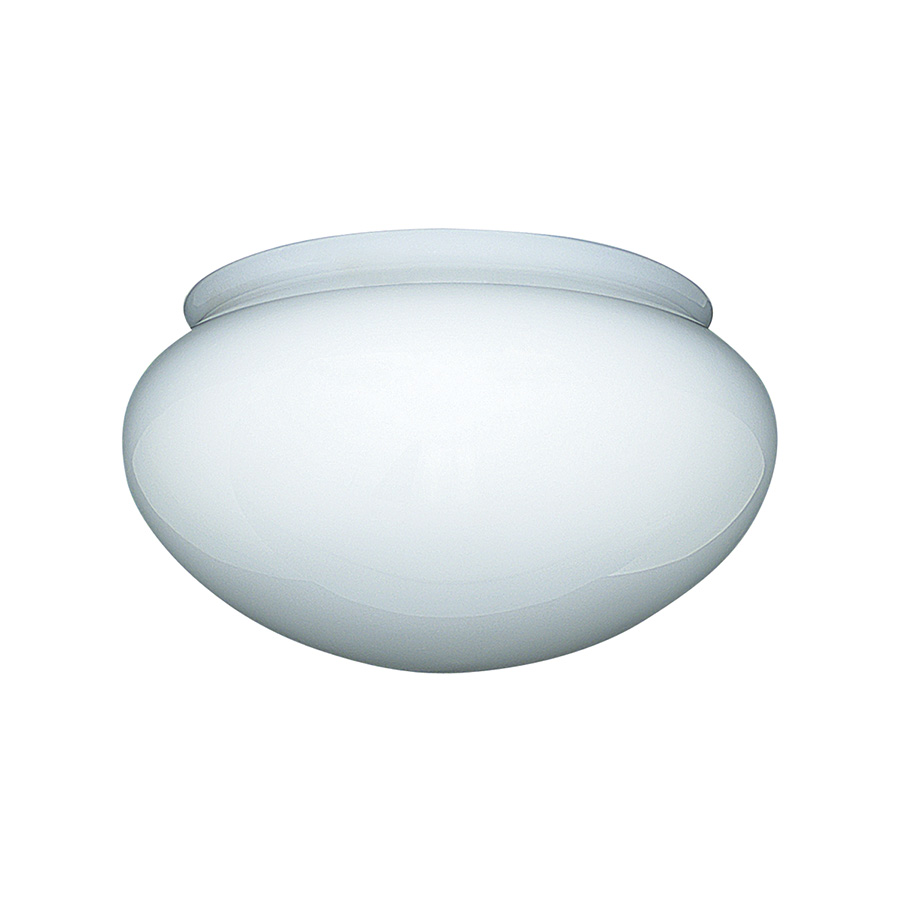Classic Lamp Parts 7" Opal Mushroom Fixture Glass - 448520 | Lowe's Pro ...