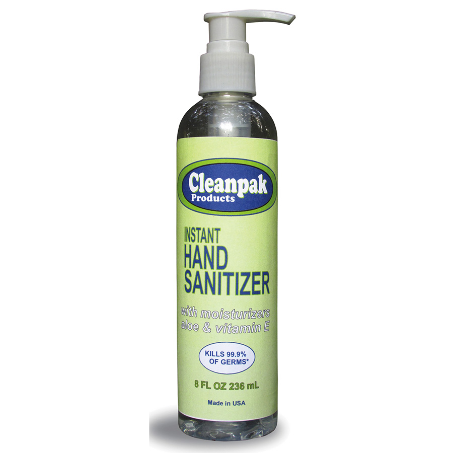 Cleanpak Instant Hand Sanitizer 8 oz Pump Bottle - 516240 | Lowe's Pro ...