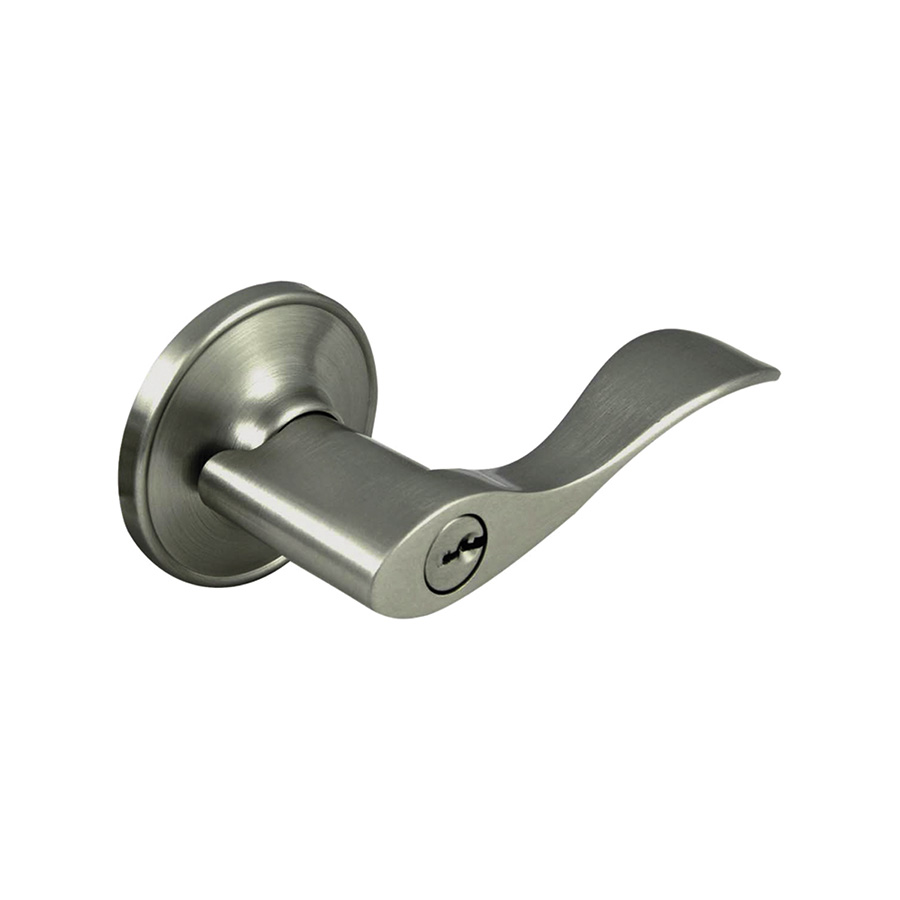 LPS Sourcing Wave Entry Lever Satin Nickel - 550304 | Lowe's Pro Supply