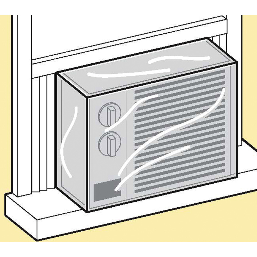 MD Building Products Window Air Conditioner Interior Cover - 615999 ...