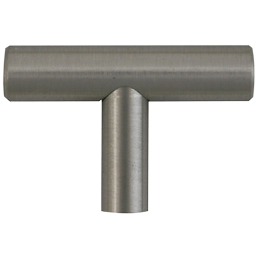 LPS Sourcing T-Bar Cabinet Drawer Pull Satin Nickel 2" - 640042 | Lowe ...