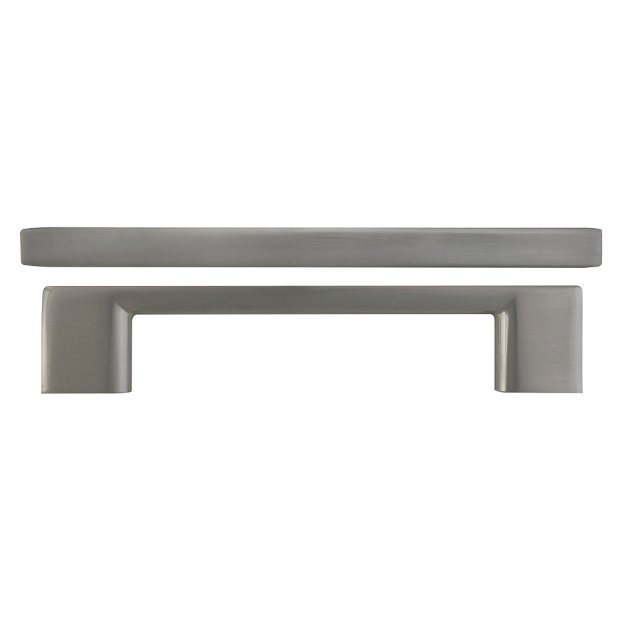 LPS Sourcing Flat Bar Cabinet Drawer Pull Satin Nickel 6-14" - 640705 ...