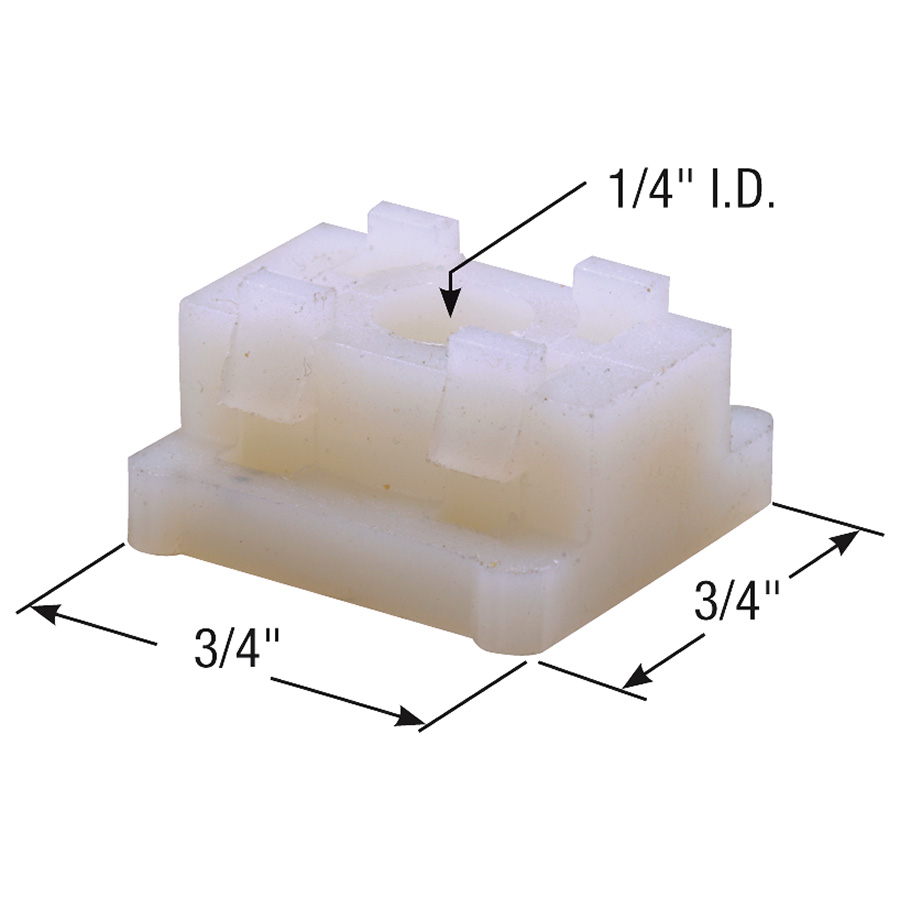 LPS Sourcing Bifold Door Nylon Slide Guide - 655340 | Lowe's Pro Supply