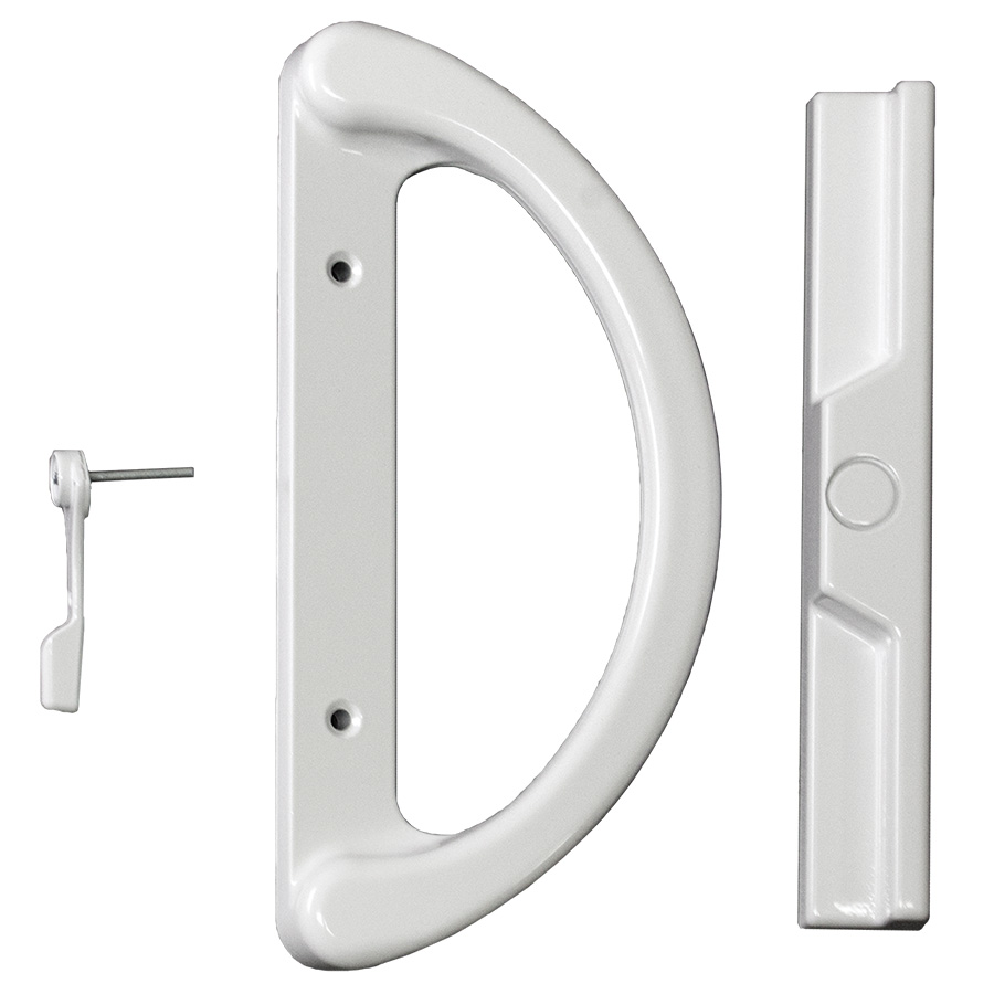 LPS Sourcing Sliding Patio Door Handle White - 658126 | Lowe's Pro Supply