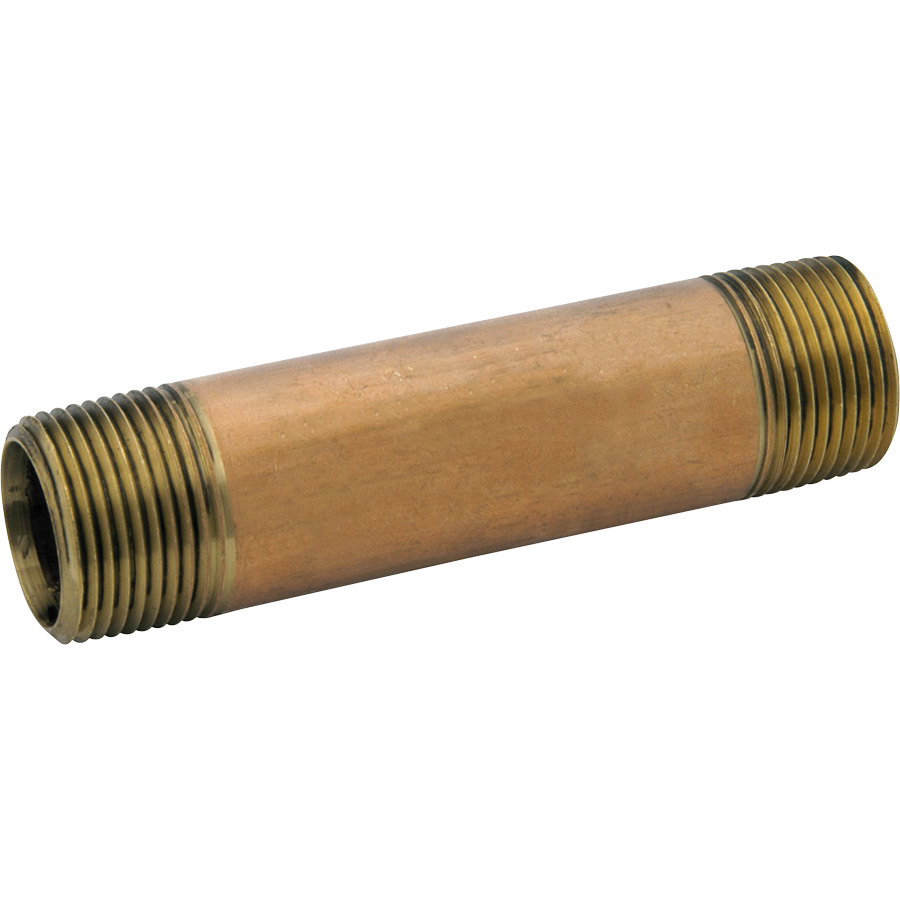 LPS Sourcing Brass Nipple 3/4" x 3" Brass - 702527 | Lowe's Pro Supply
