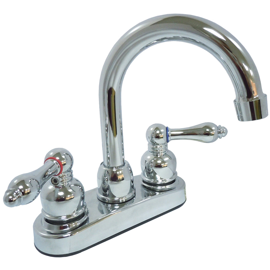 Dominion Faucet Chrome Lavatory Faucet with Pop-up - 705105 | Lowe's ...