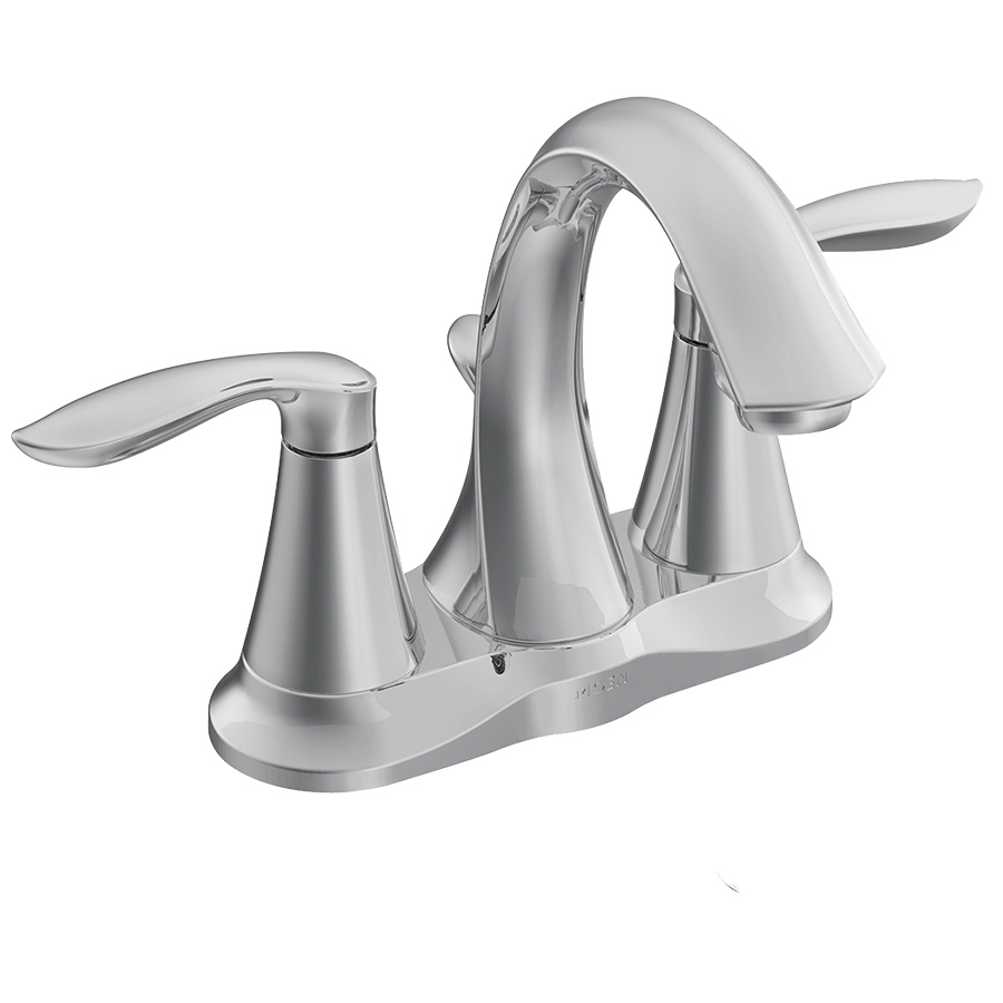 Moen Eva Chrome High Arc Lavatory Faucet with Pop-up - 710640 | Lowe's ...