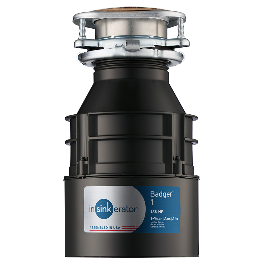 In-Sink-Erator Badger 1 Garbage Disposer 1/3 HP - 720100 | Lowe's Pro ...