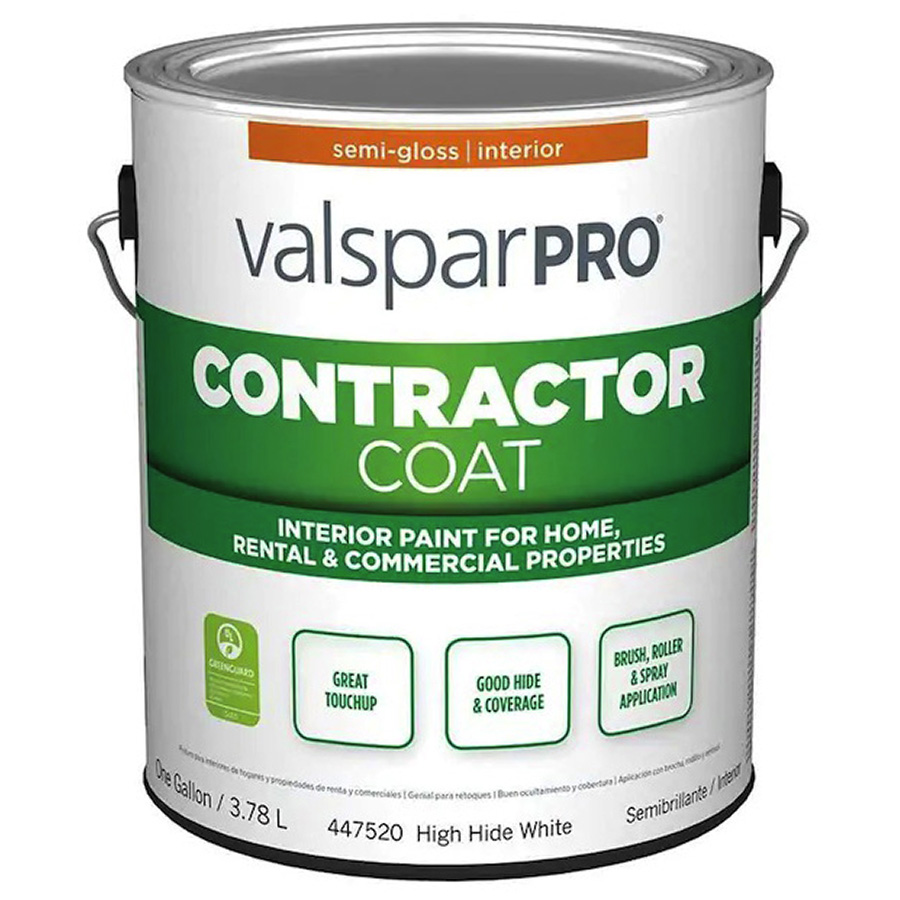 Valspar 4000 Semi Hi-Hide White Base Interior Paint Gallon